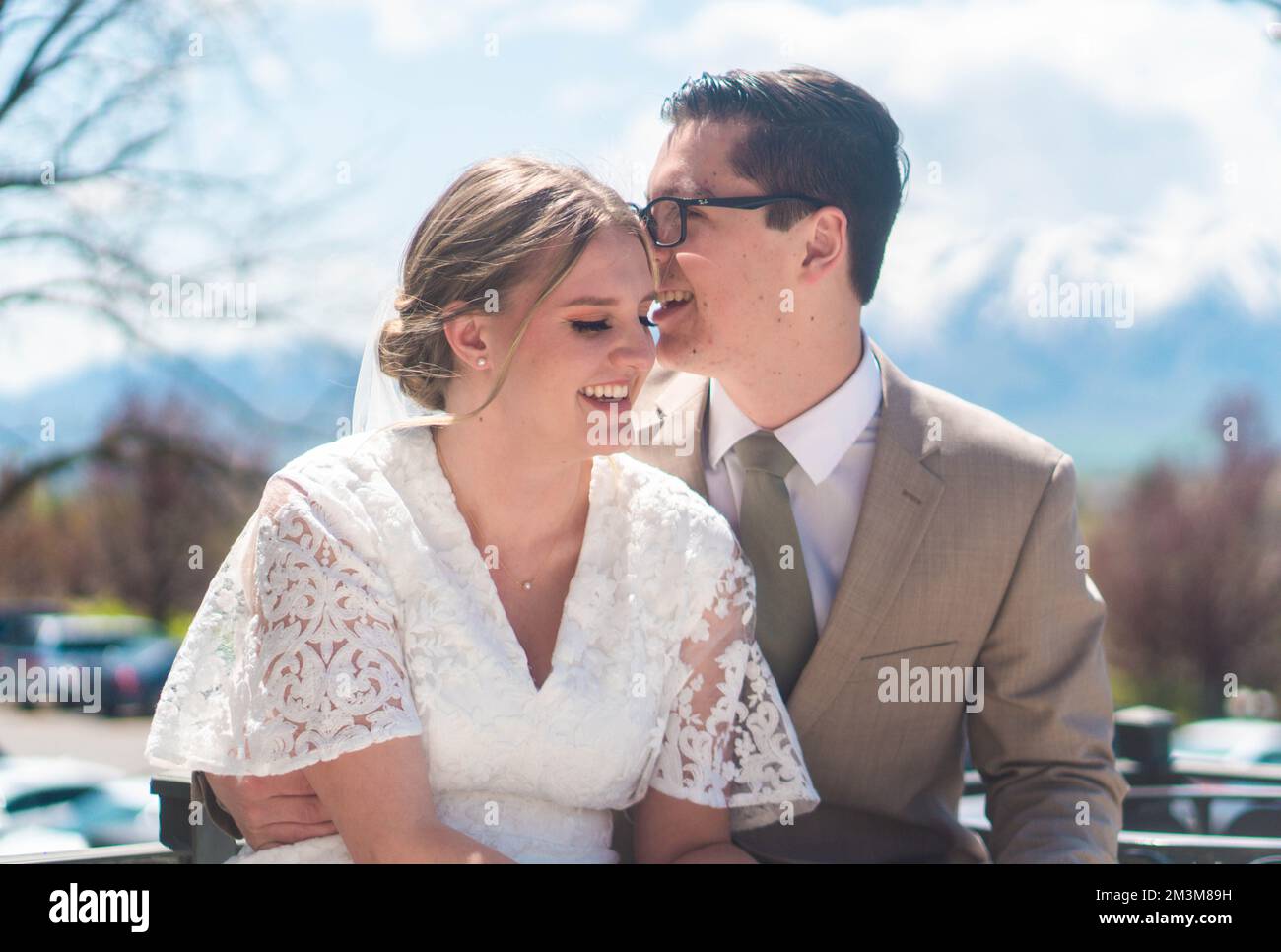 husband and wife getting married Stock Photo - Alamy
