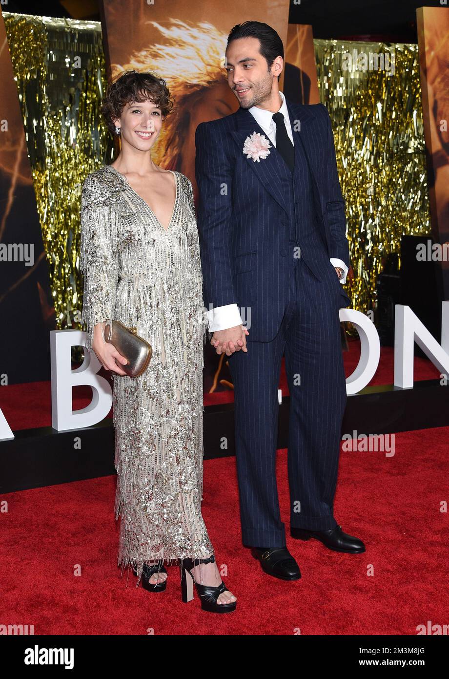 Los Angeles, USA. 15th Dec, 2022. Diego Calva arriving to Paramount ...