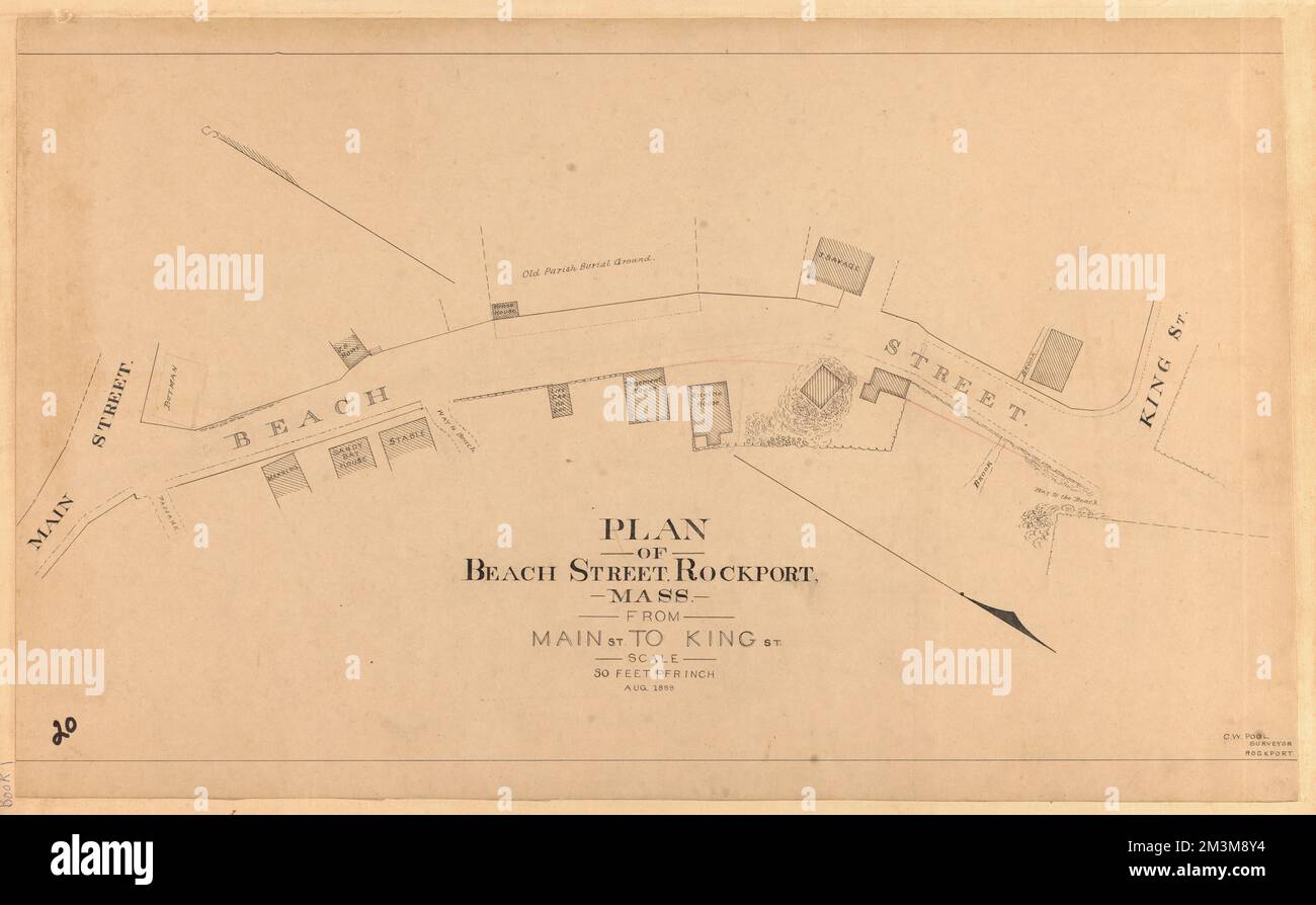 Map of rockport massachusetts hi-res stock photography and images - Alamy