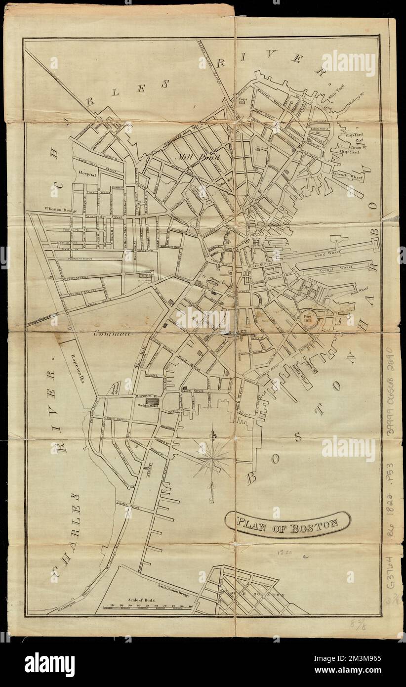 Plan of Boston , Boston Mass., Maps Norman B. Leventhal Map Center ...