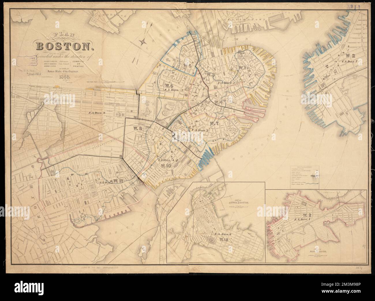 Plan of Boston , Boston Mass., Maps Norman B. Leventhal Map Center ...