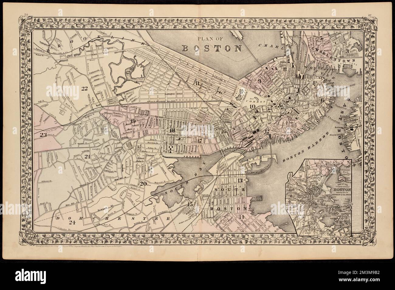 Plan of Boston , Boston Mass., Maps Norman B. Leventhal Map Center ...
