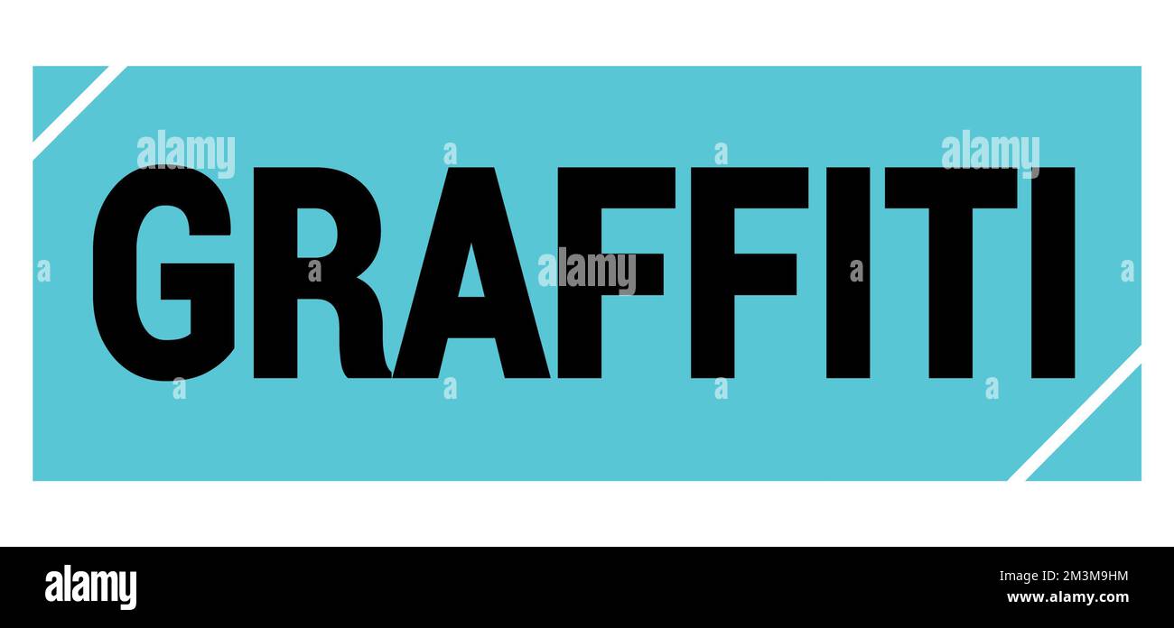Blue graffiti Cut Out Stock Images & Pictures - Alamy
