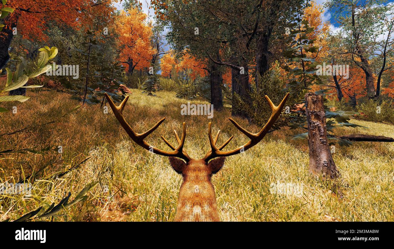 3D Render Background to ecology and sustainable development ...