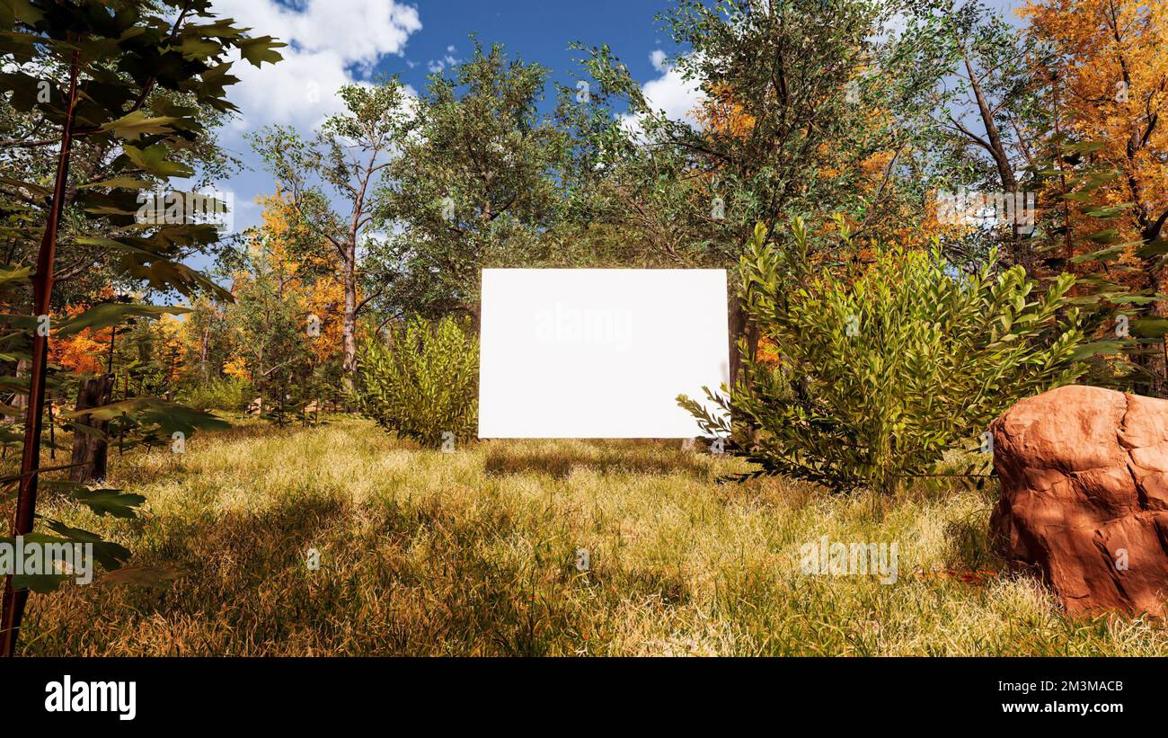 3D Render Background to ecology and sustainable development ...