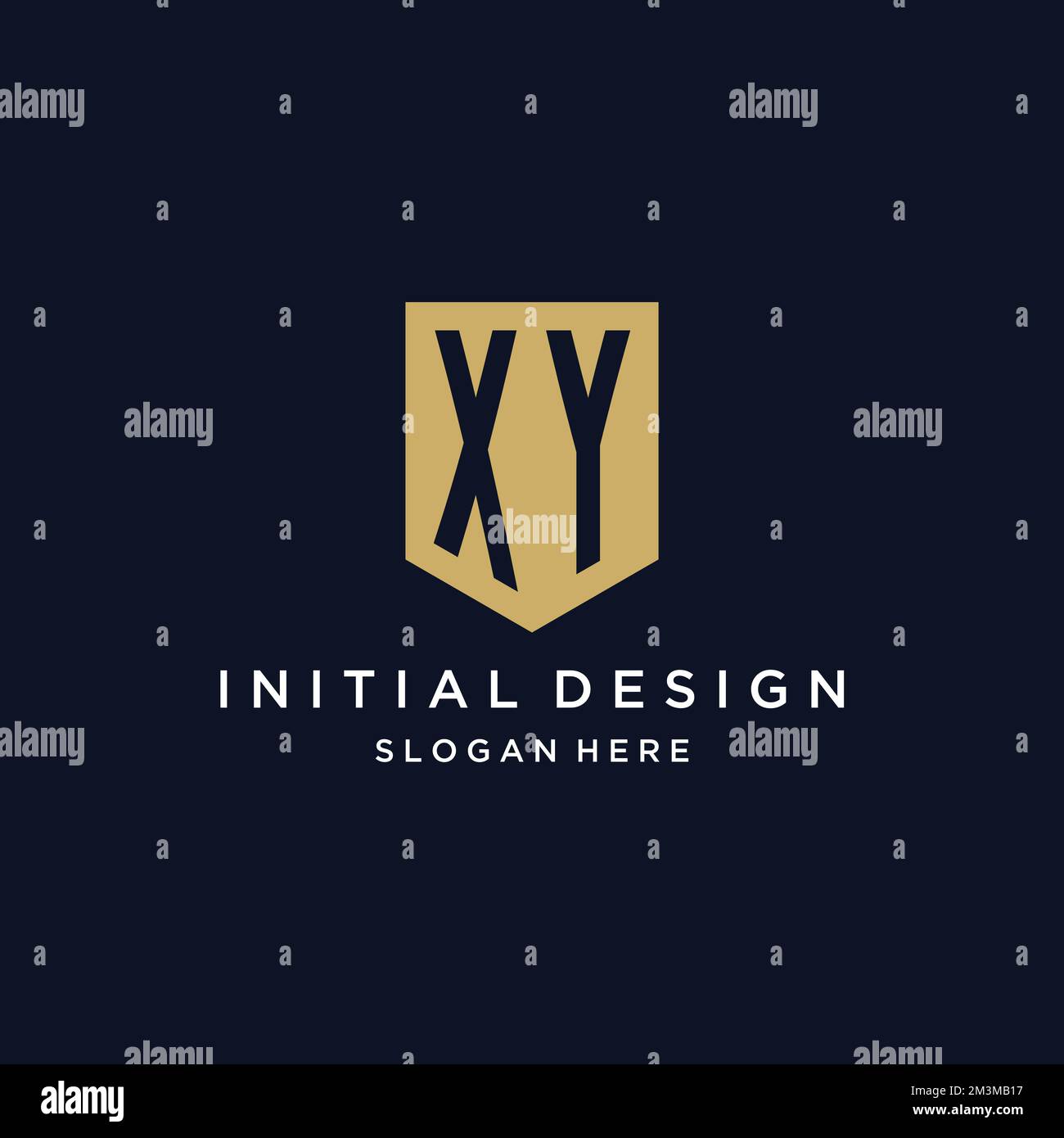 XY monogram initials logo design with shield icon template Stock Vector Image & Art - Alamy