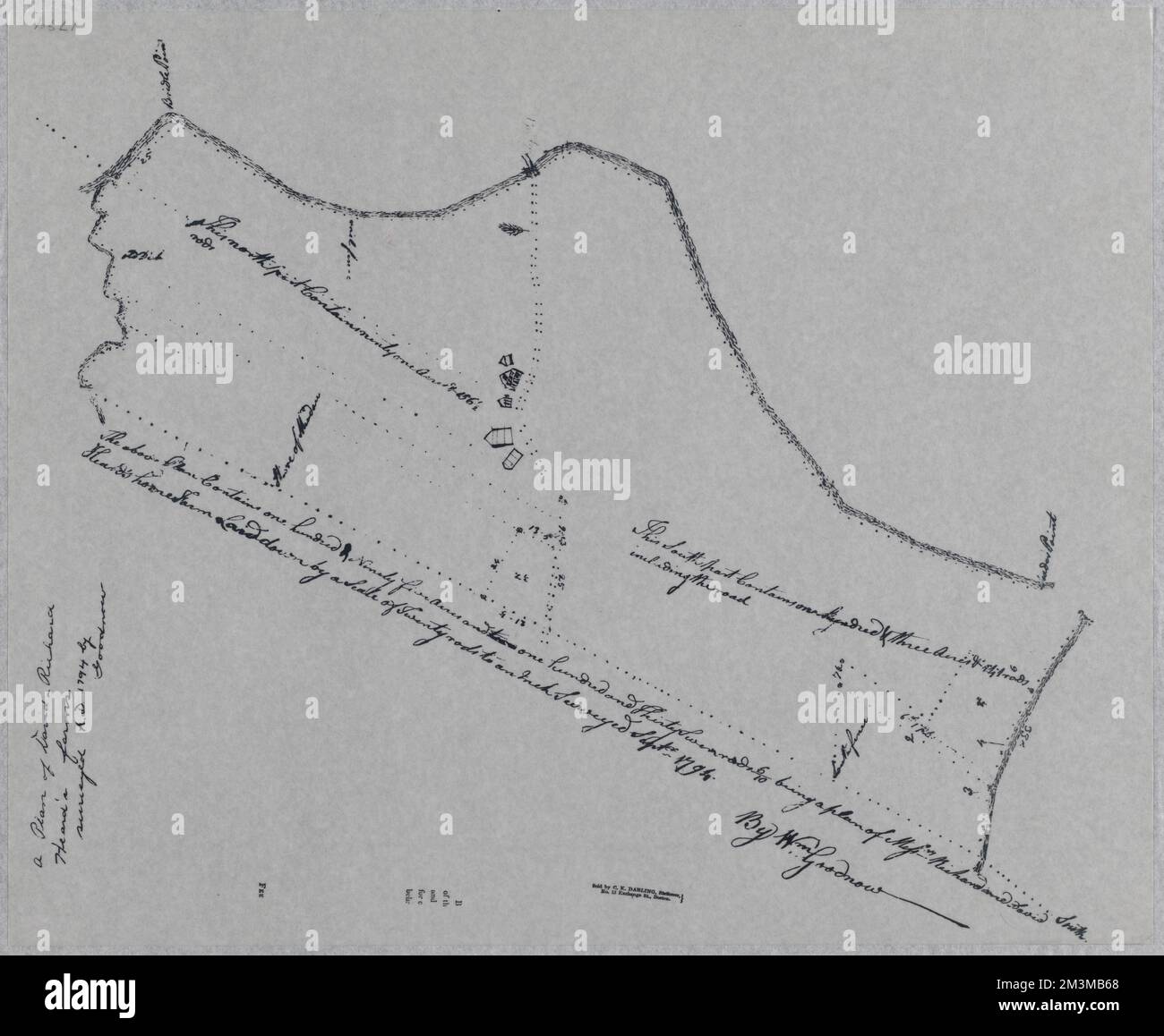 Plan of David and Richard Heard's farms , History, Farms, Heard, David ...