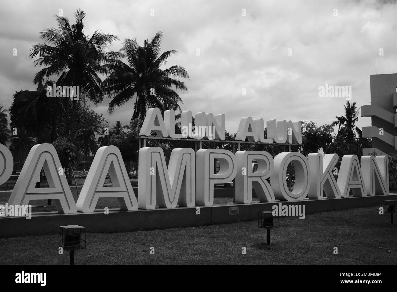 Pangandaran, West Java, Indonesia - 30 October, 2022 : Black and white ...