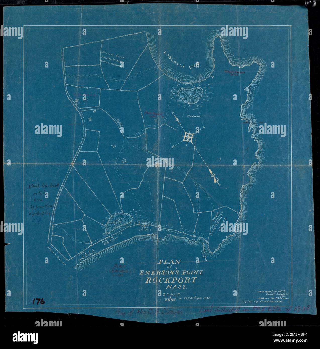 Plan of Emerson's Point, Rockport, Mass. : Enlarged from U.S.C.S chart ...