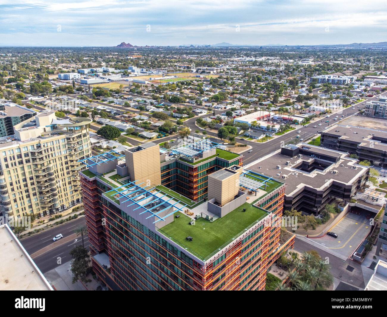 Panoramic downtown phoenix arizona hi-res stock photography and images ...