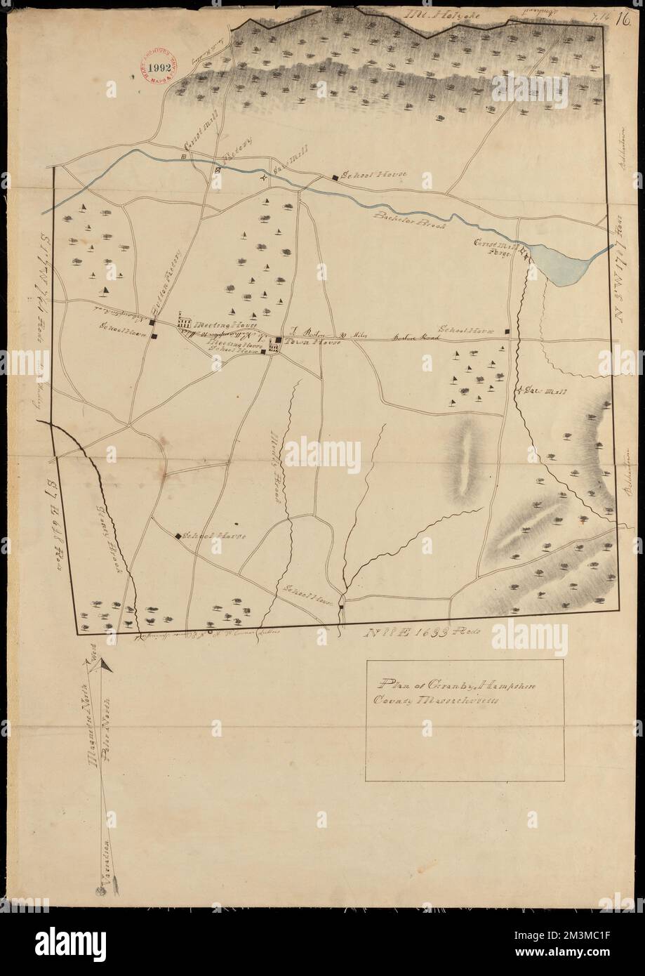 Granby on a map hi-res stock photography and images - Alamy