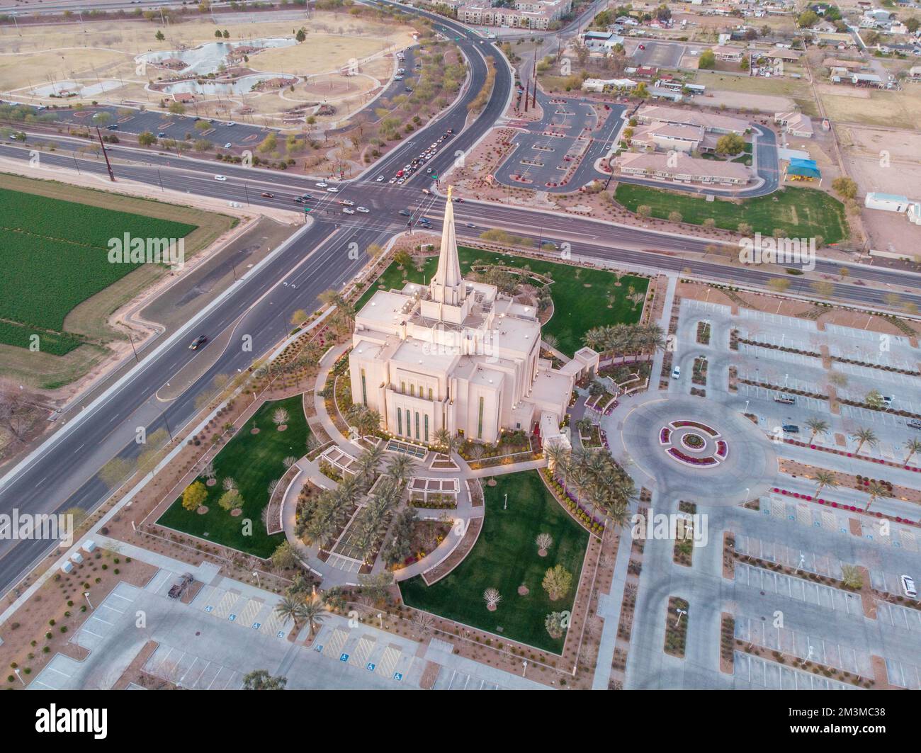 Lds temple sunset hi-res stock photography and images - Alamy