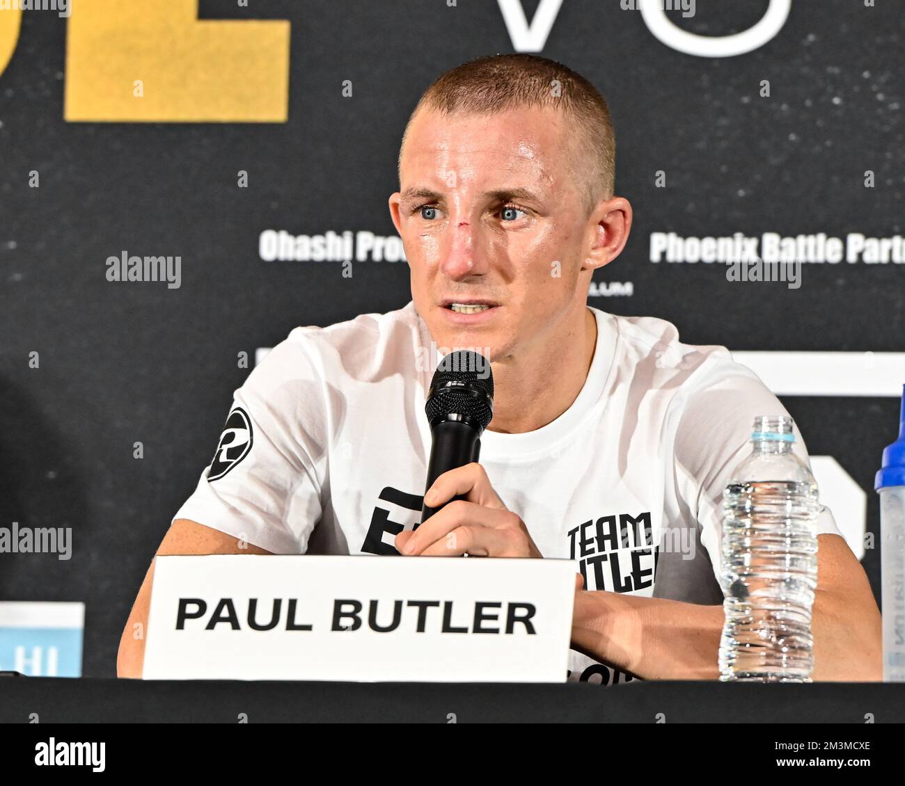 Tokyo, Japan. 13th Dec, 2022. Paul Butler of Britain attends a press ...