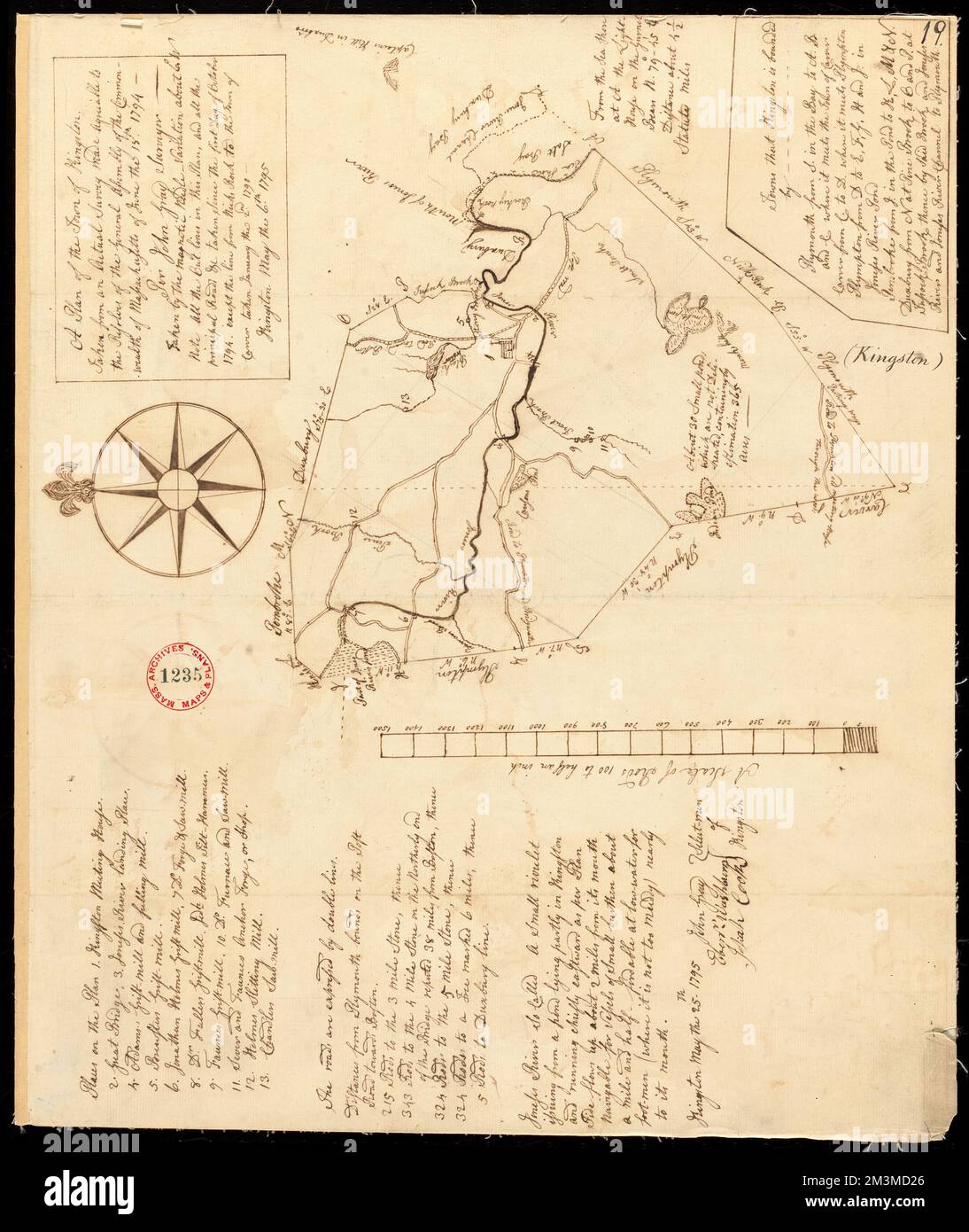 Plan of Kingston surveyed by John Gray, dated May 6, 1795 ...