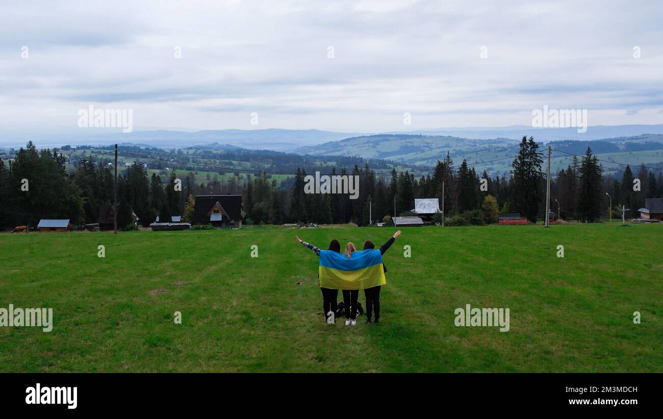 National flag ukraine frozen hi-res stock photography and images - Alamy