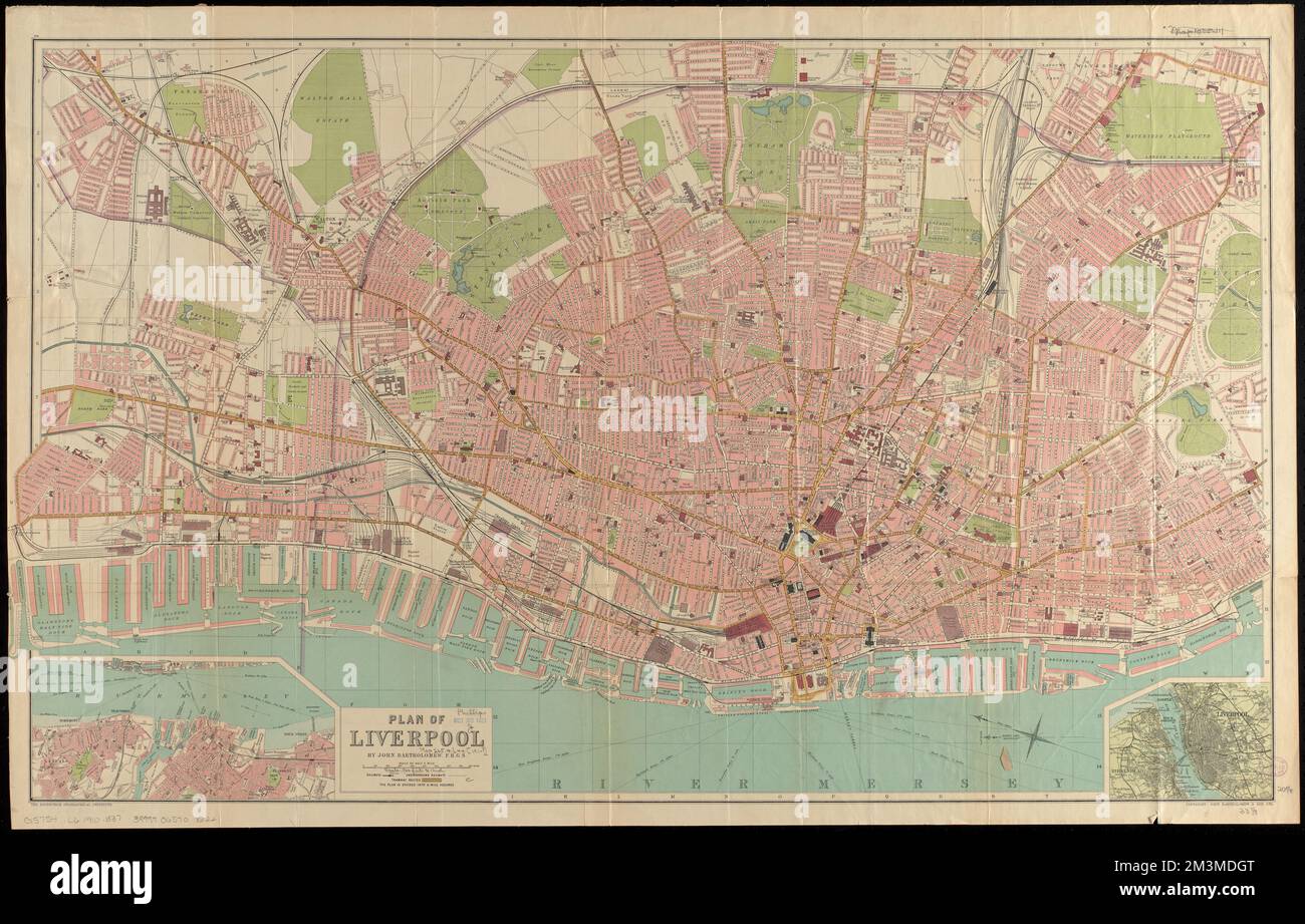 Plan of Liverpool , Liverpool England, Maps Norman B. Leventhal Map ...