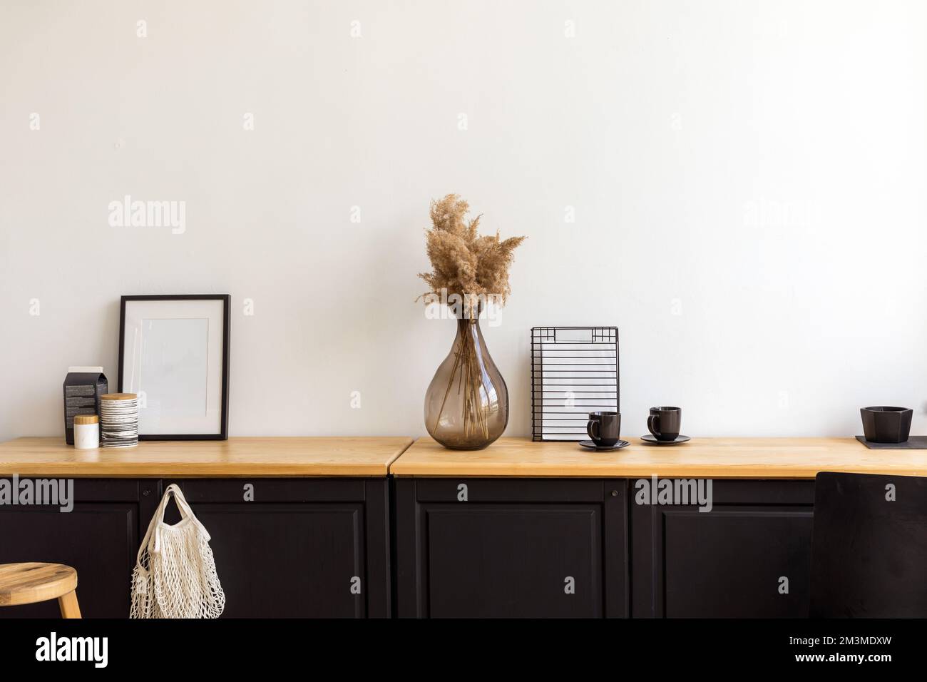 Various decorations on cupboard with staff at home Stock Photo - Alamy