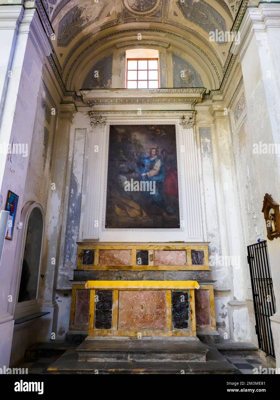 Chapel of St. Peter, altar dedicated to St. Peter the Apostle in San ...