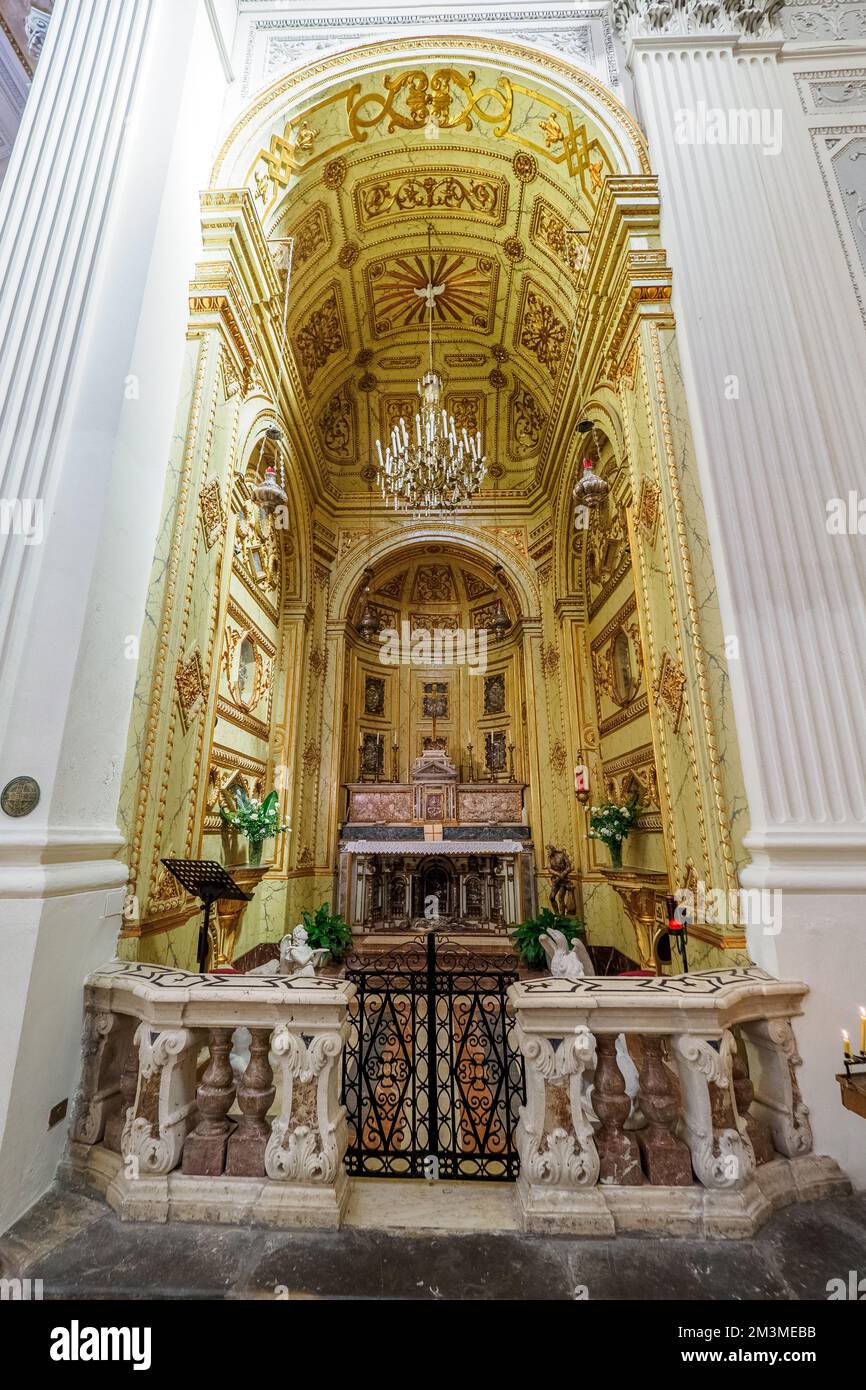 Chapel of the Blessed Sacrament. The chapel is enriched with reliefs in ...