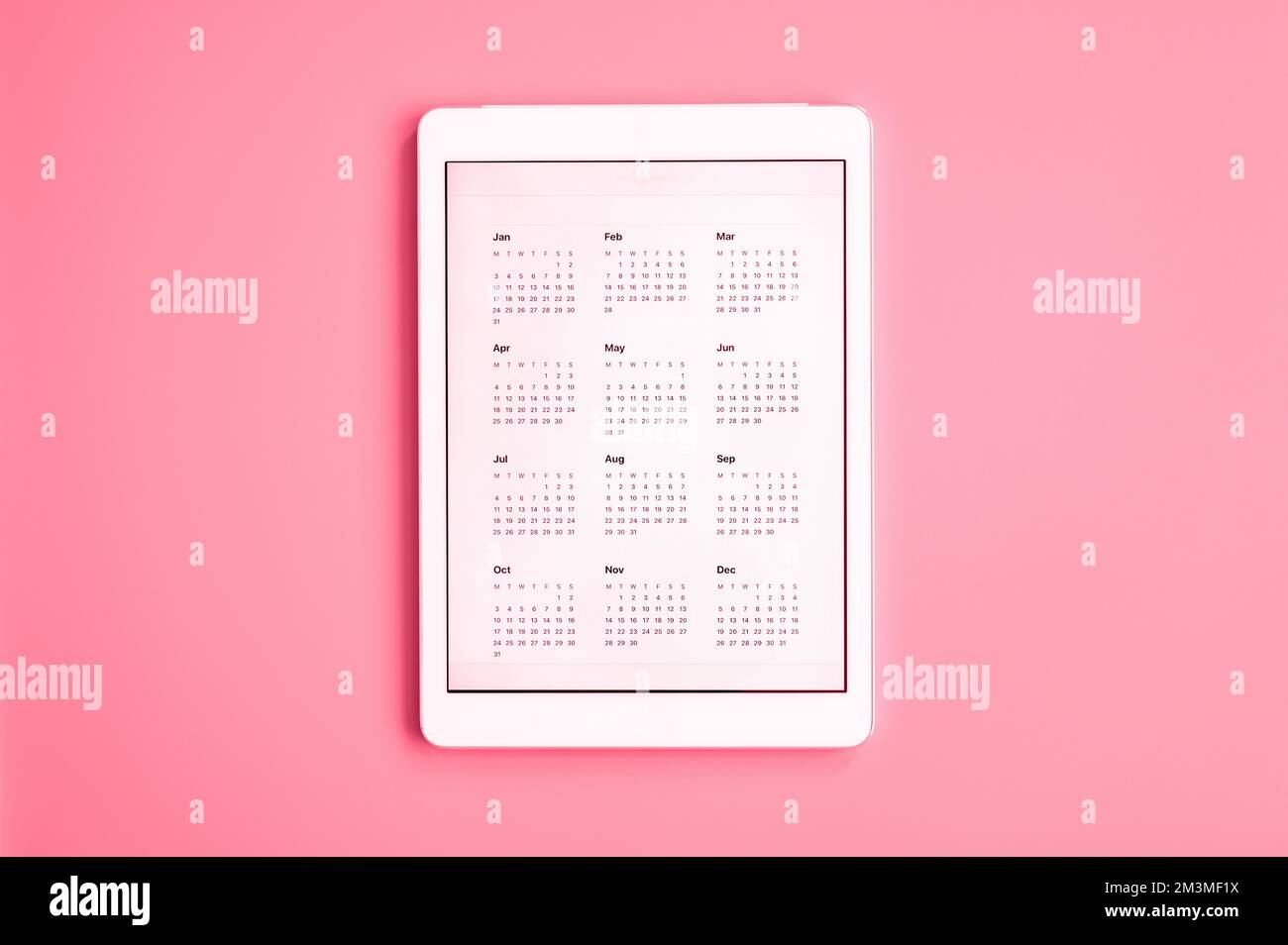 Digital 2023 calendar hi-res stock photography and images - Alamy