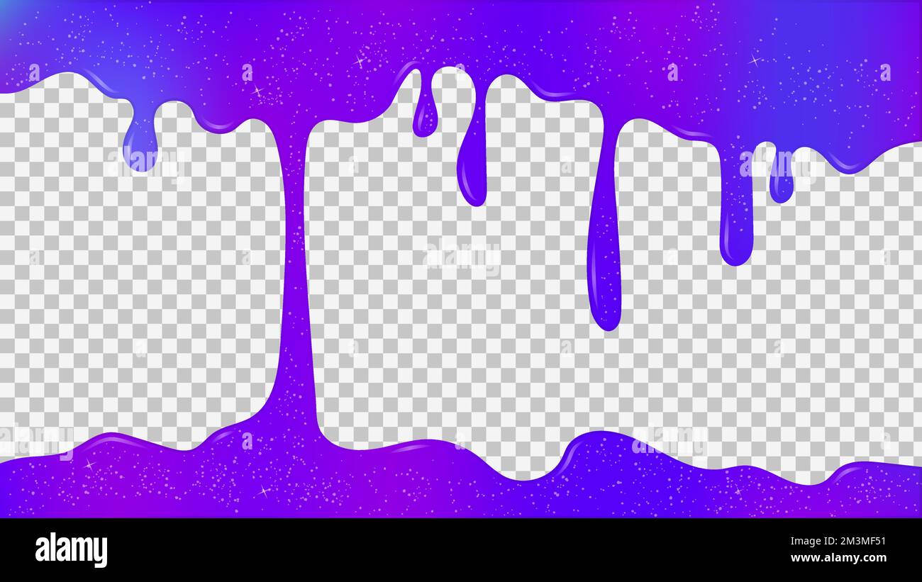 isolated Slime. Vector purple slime with glitter Stock Vector Image ...
