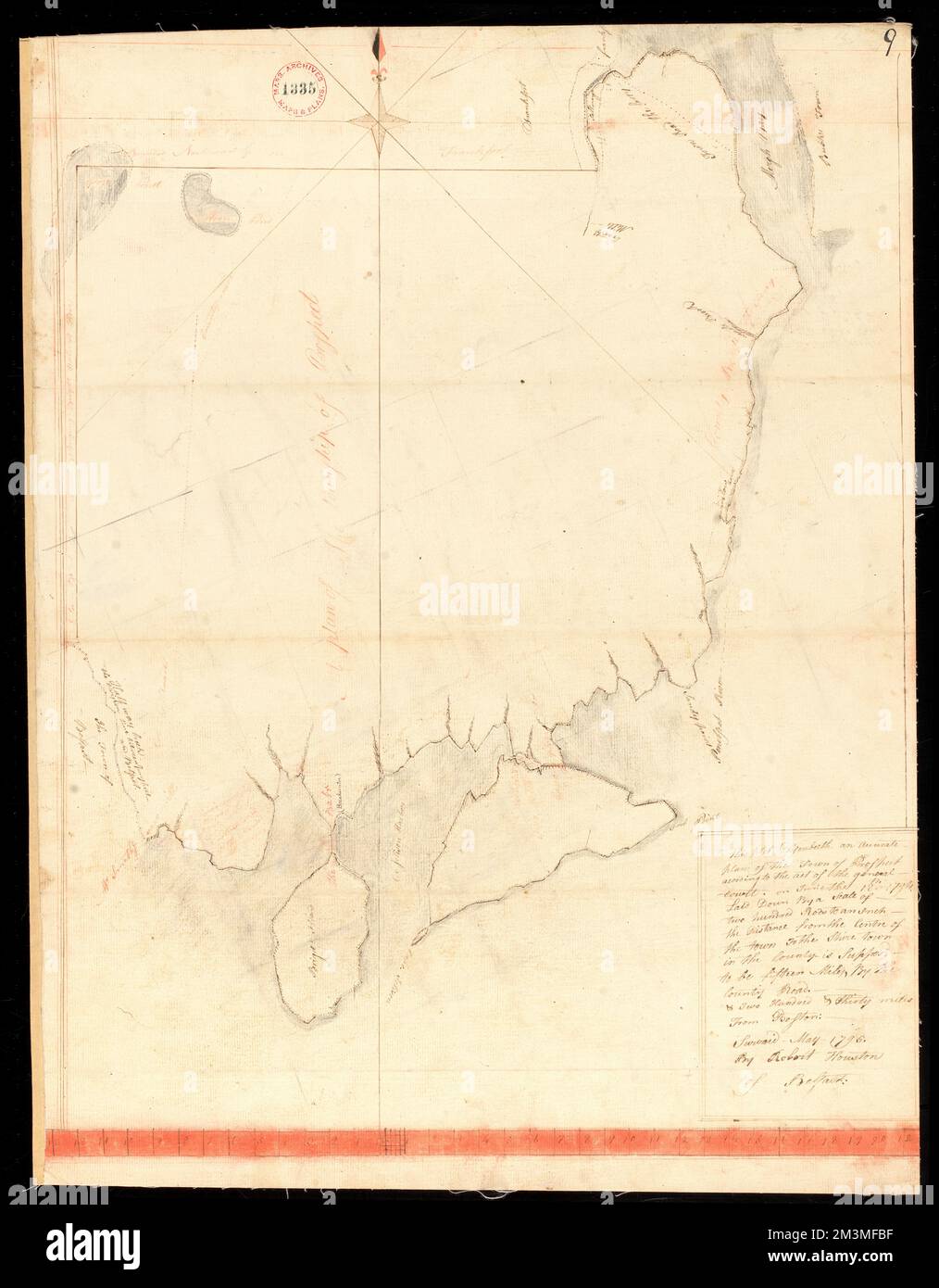 Plan of Prospect, ME, survyed by Robert Houston, dated May 1795 ...