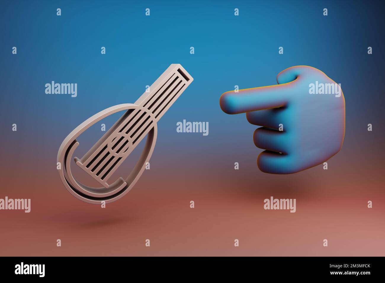 Beautiful illustrations abstract Hand index finger points to Inclined ...