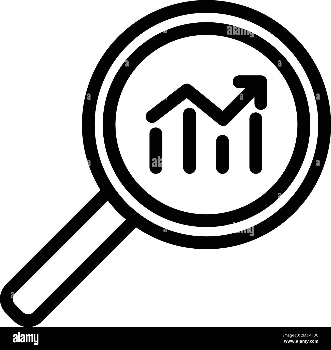 Trend Vector Illustration Line Icon Design Stock Vector Image & Art - Alamy