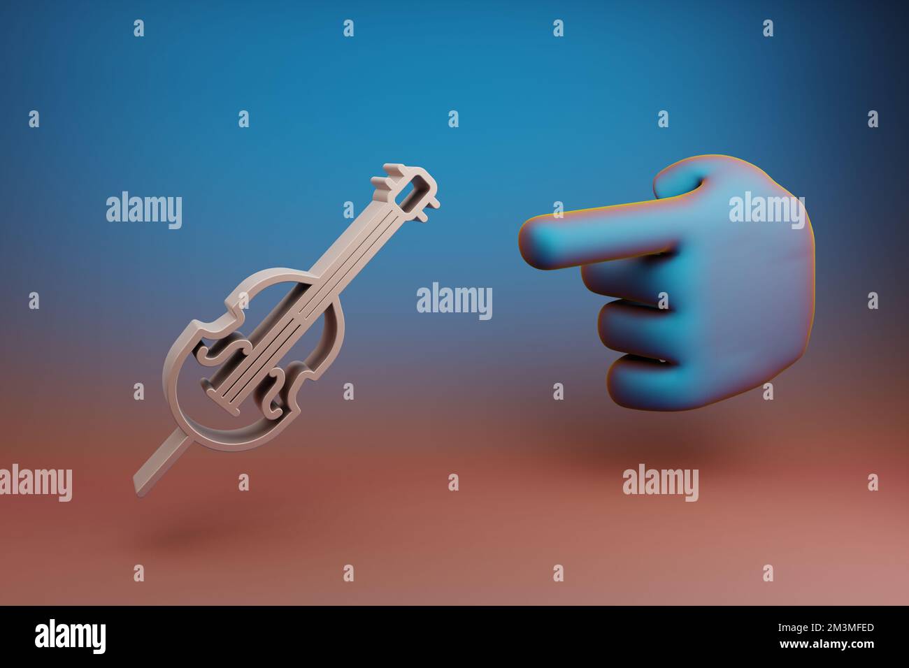 Beautiful illustrations abstract Hand index finger points to Inclined ...