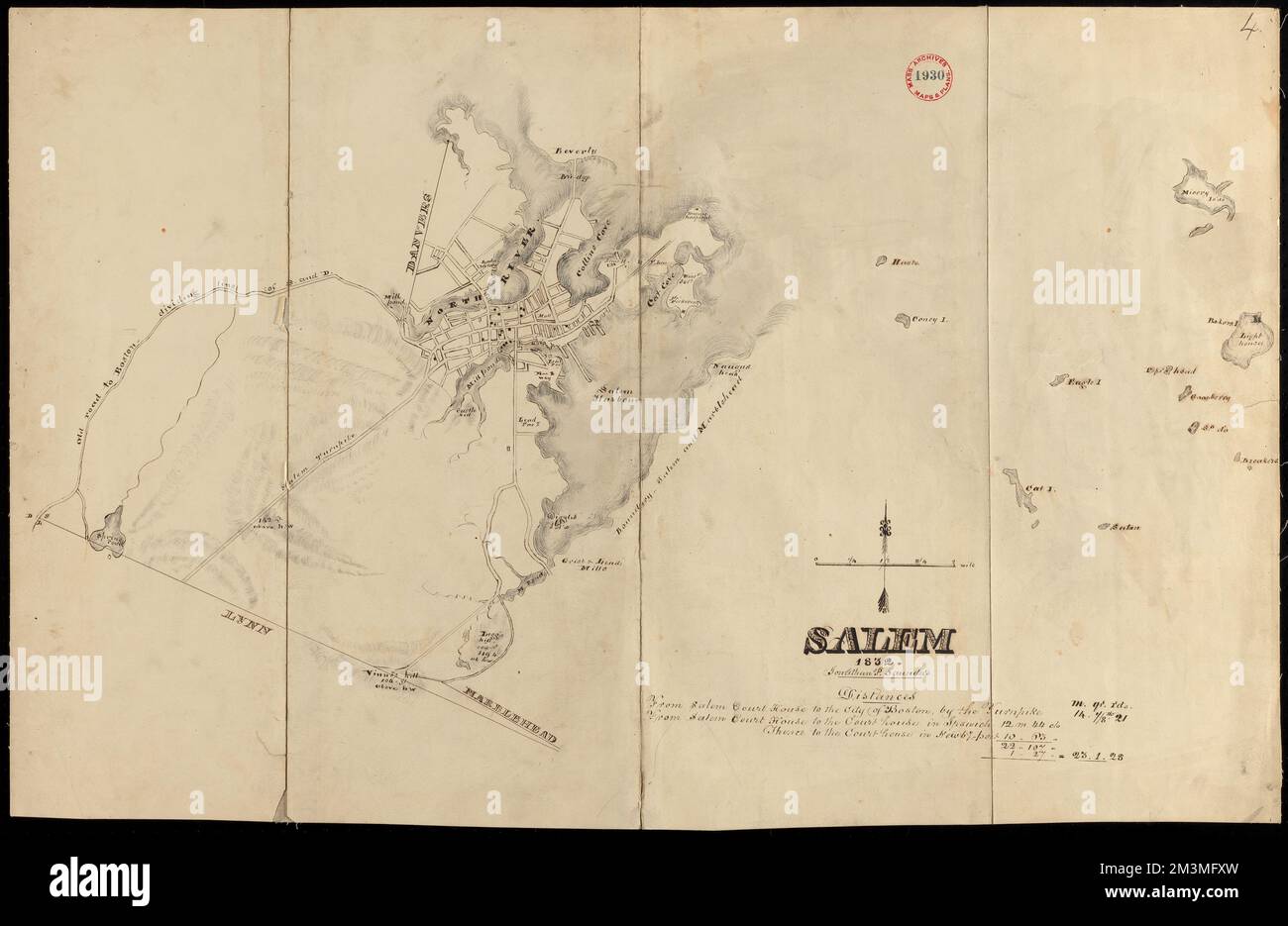 Map of saunders hi-res stock photography and images - Alamy
