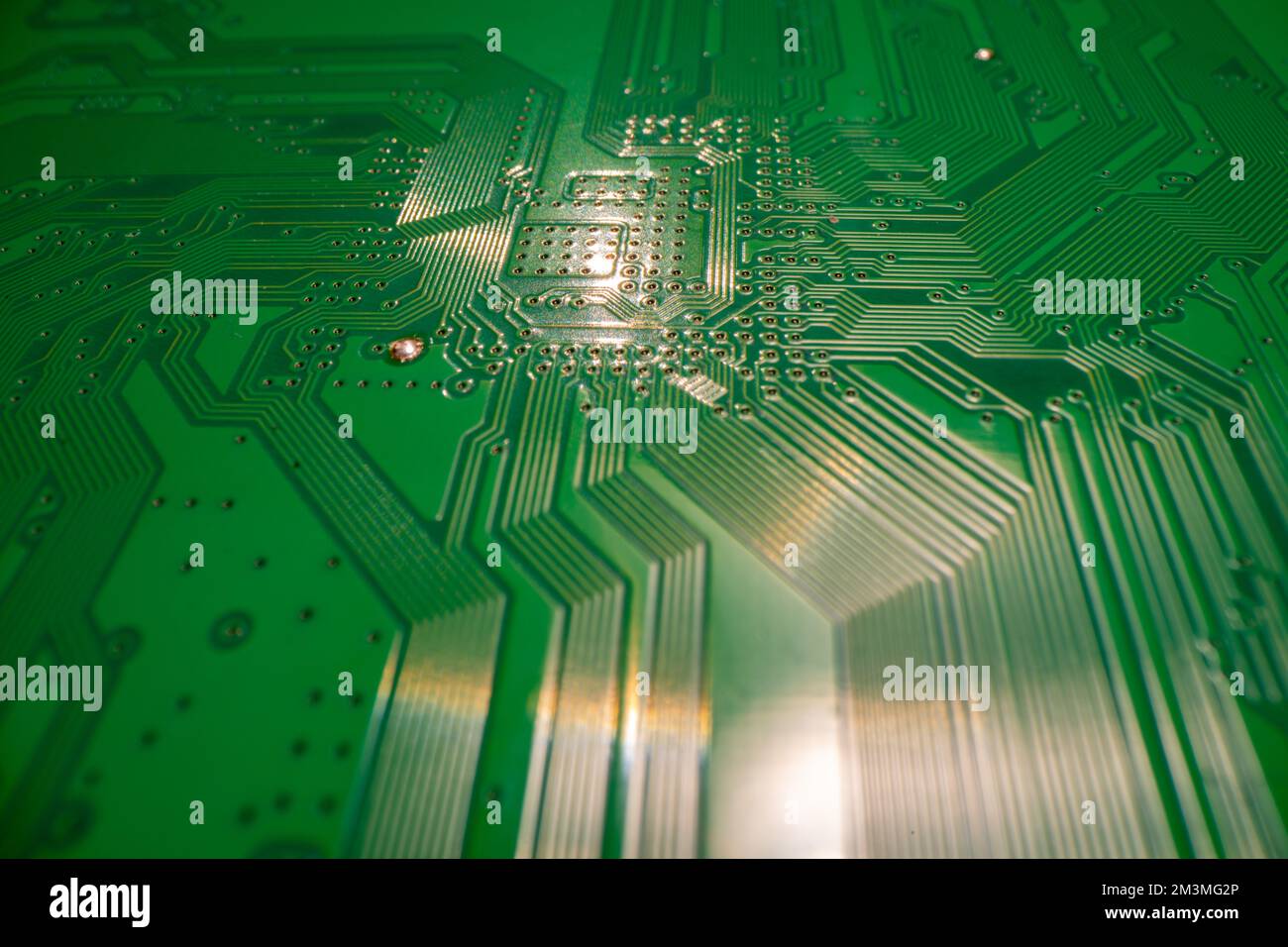 Circuit board. Technological electronic plate with roads and other ...