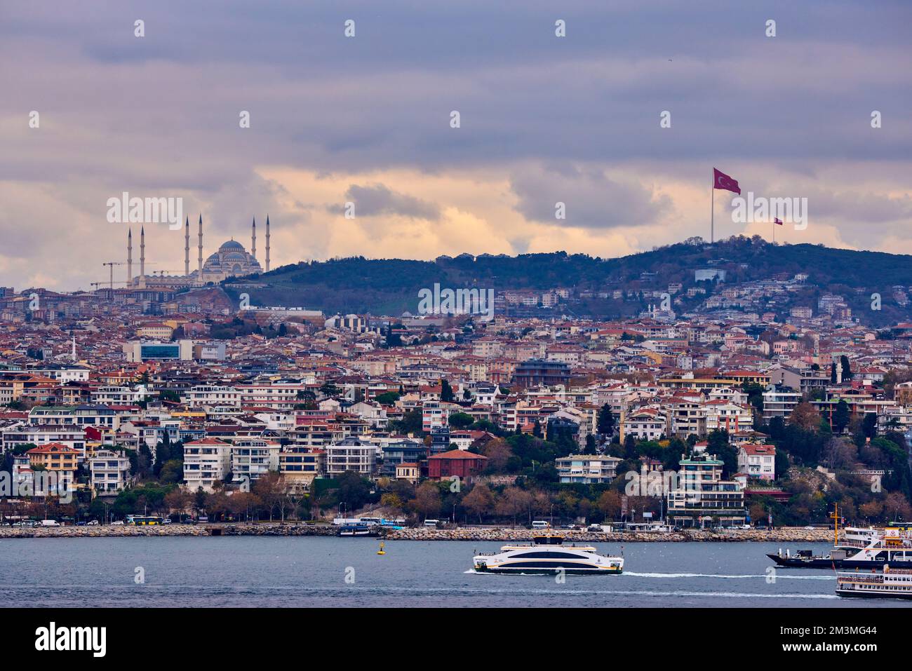 Istanbul Turkey November 29 2022. images of the new and old city Stock ...