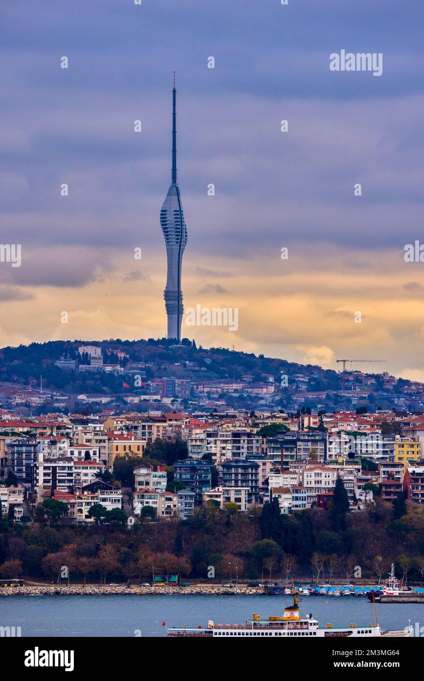 Istanbul Turkey November 29 2022. images of the new and old city Stock ...