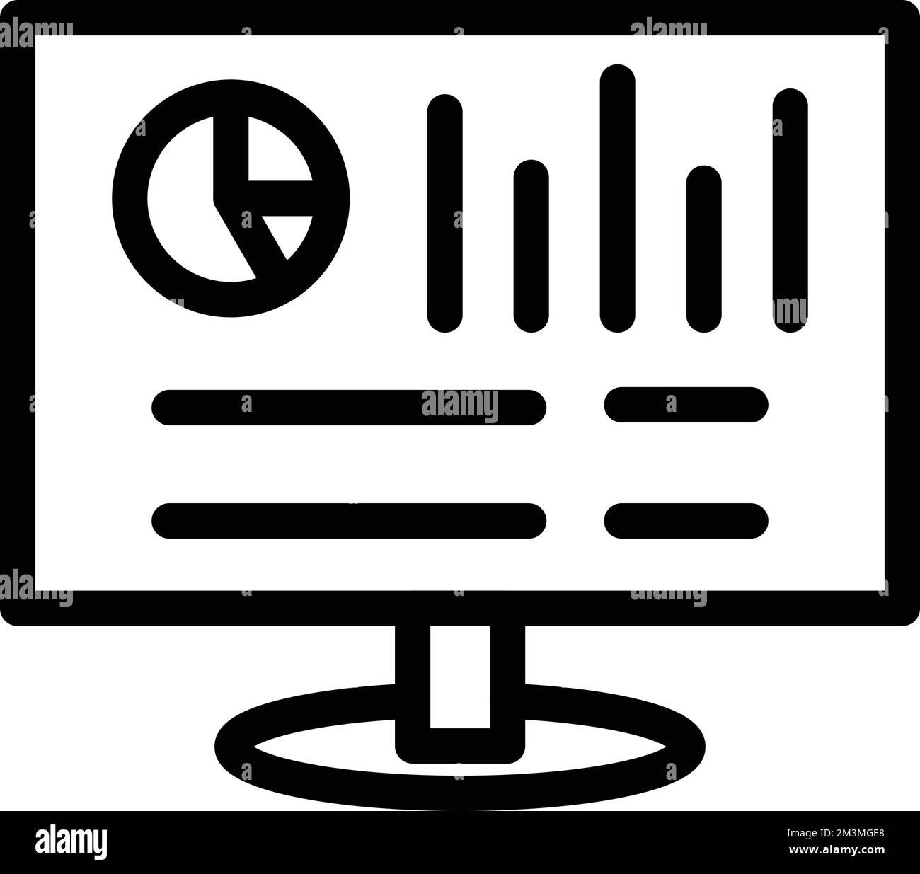 Repoting Vector Illustration Line Icon Design Stock Vector Image & Art ...