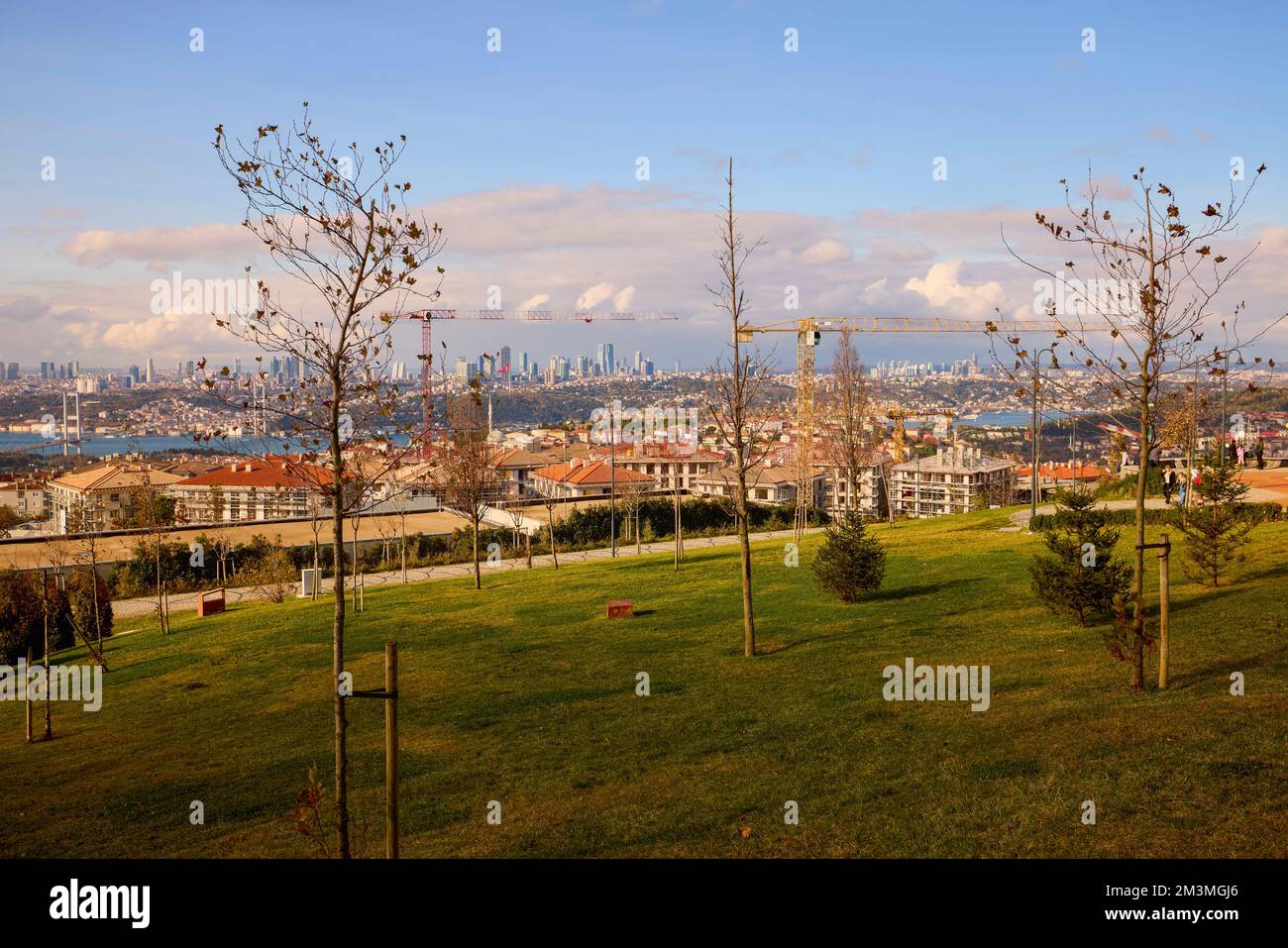 Istanbul Turkey November 29 2022. images of the new and old city Stock ...