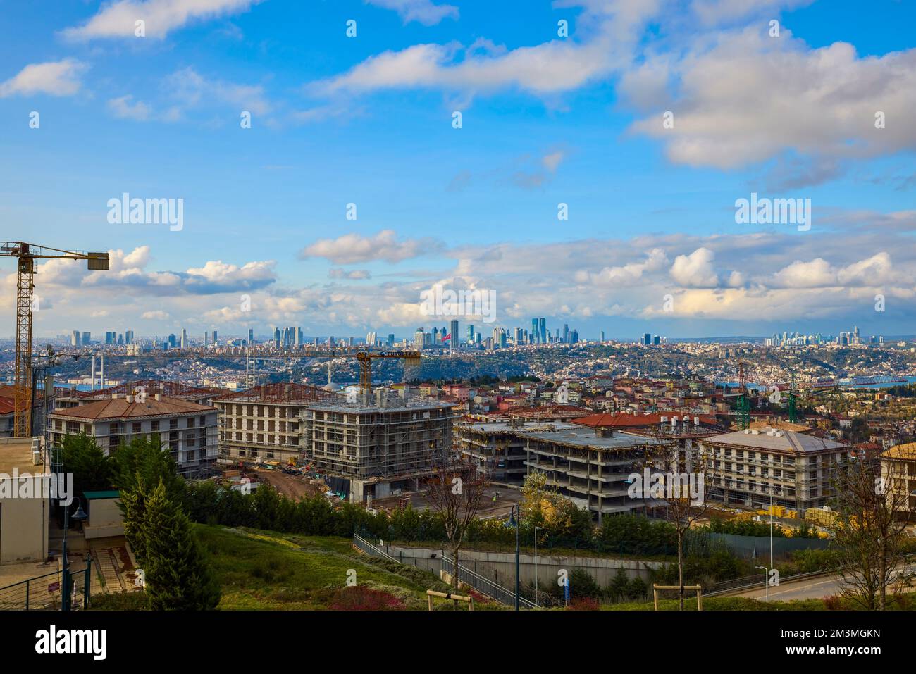 Istanbul Turkey November 29 2022. images of the new and old city Stock ...