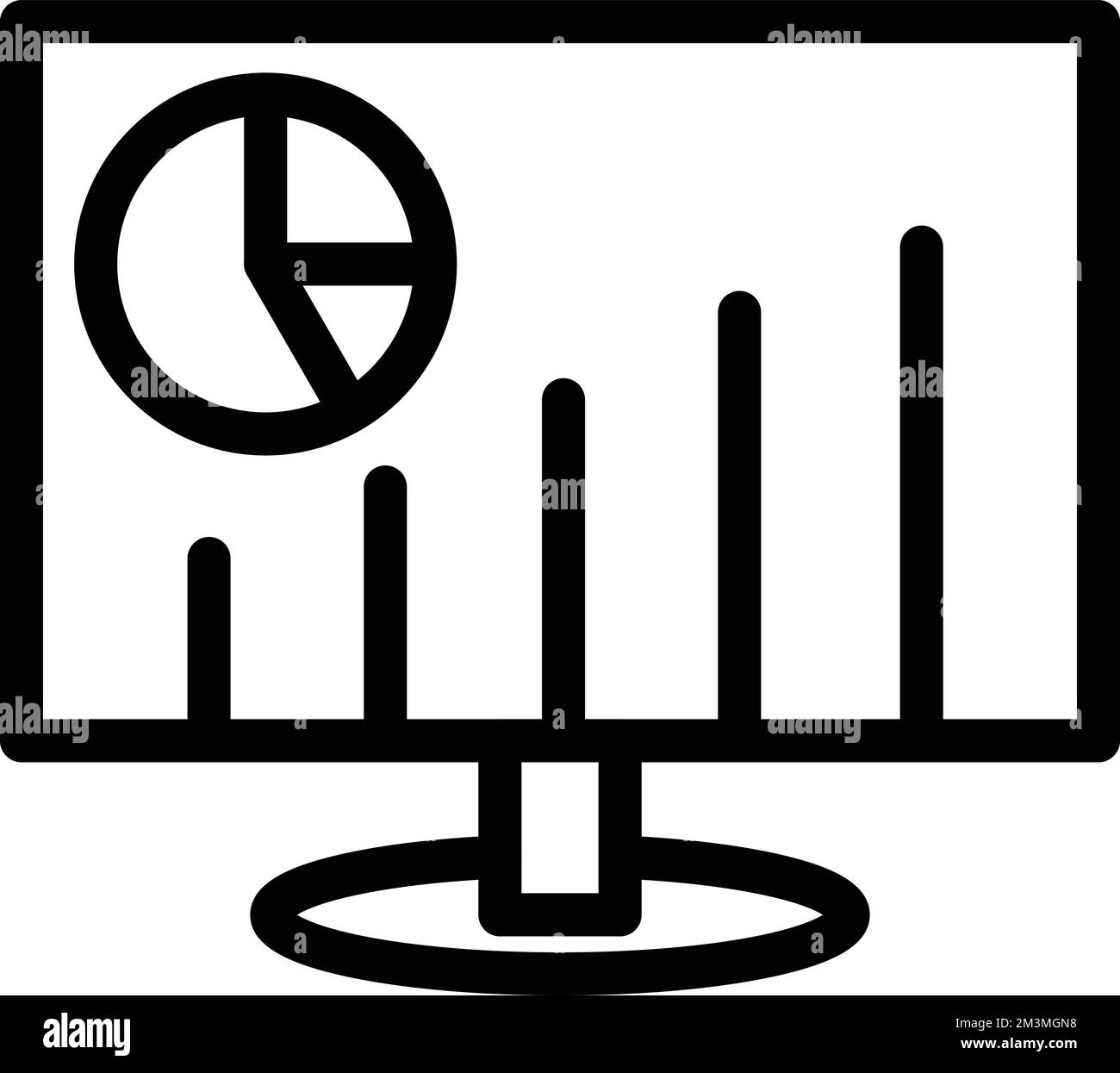 Analytical Vector Illustration Line Icon Design Stock Vector Image ... Analytical Vector Illustration Line Icon Design Stock Vector Image ...