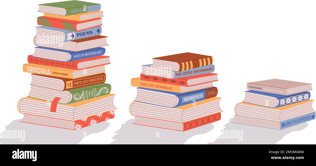 Cartoon book library hi-res stock photography and images - Alamy