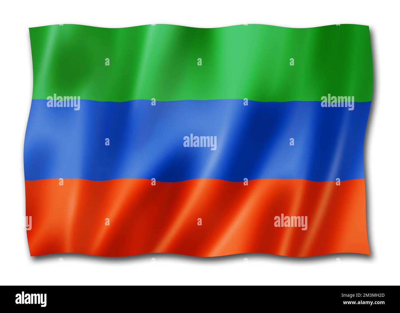 Flag of the republic of dagestan hi-res stock photography and images ...