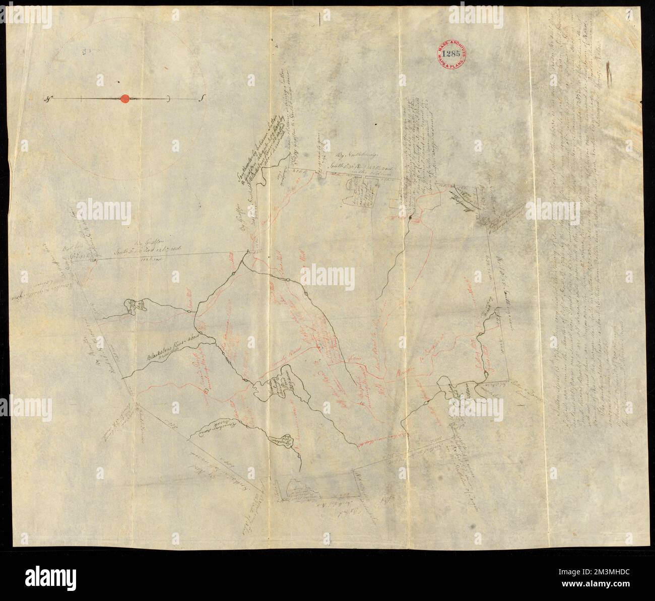 Plan of Sutton, made by Ebenzer Waters, dated Novmeber 1794 ...