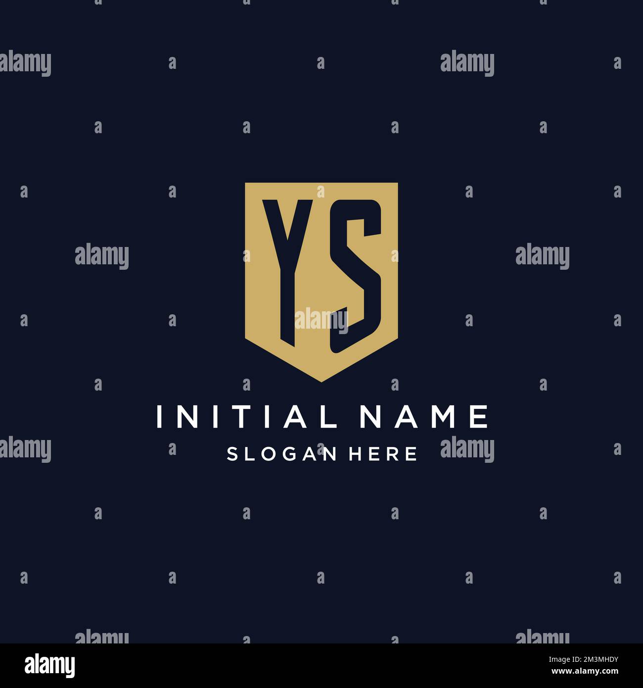YS monogram initials logo design with shield icon template Stock Vector Image & Art - Alamy