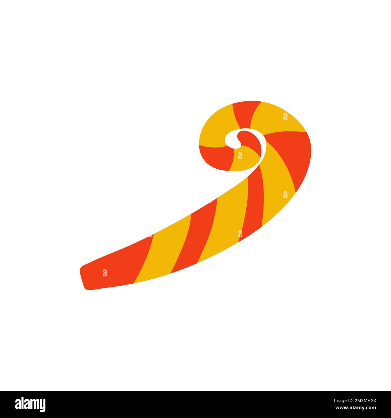 Festive tongue-pipe, whistle or buzzer, horn, blower. Colorful vector ...