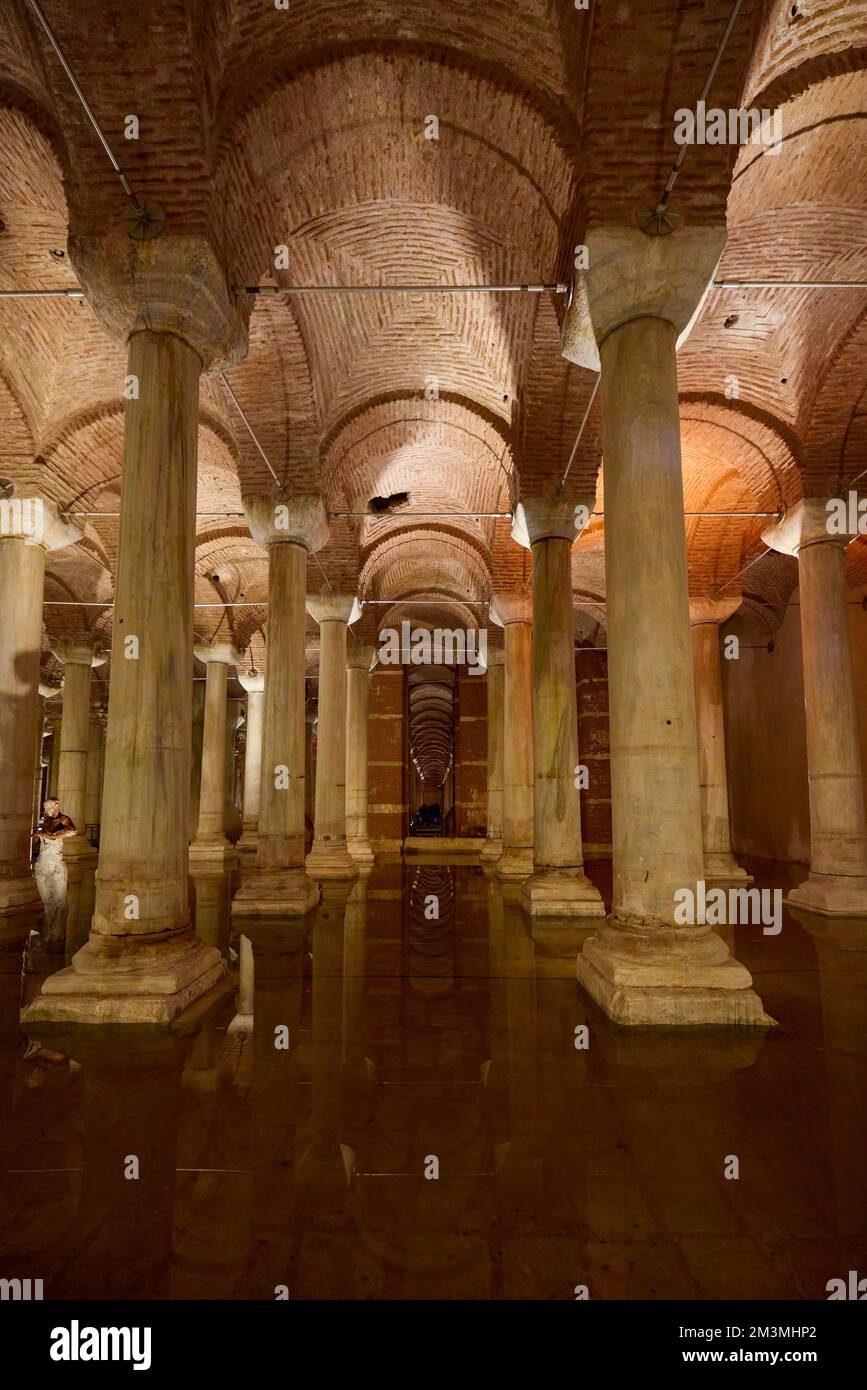 Istanbul Turkey November 29 2022. the Basilica Cisterns is the largest ...