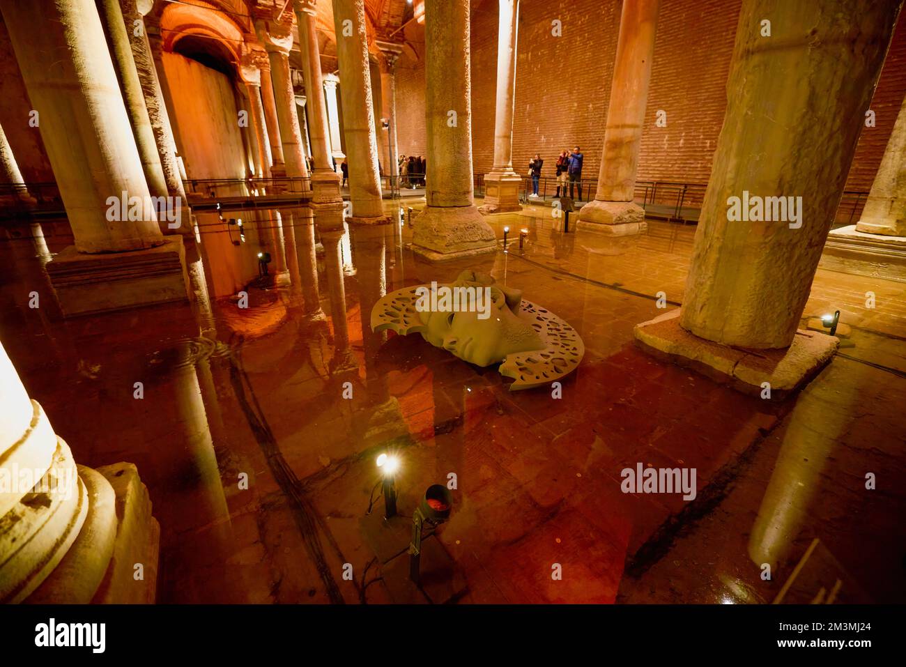 Istanbul Turkey November 29 2022. the Basilica Cisterns is the largest ...