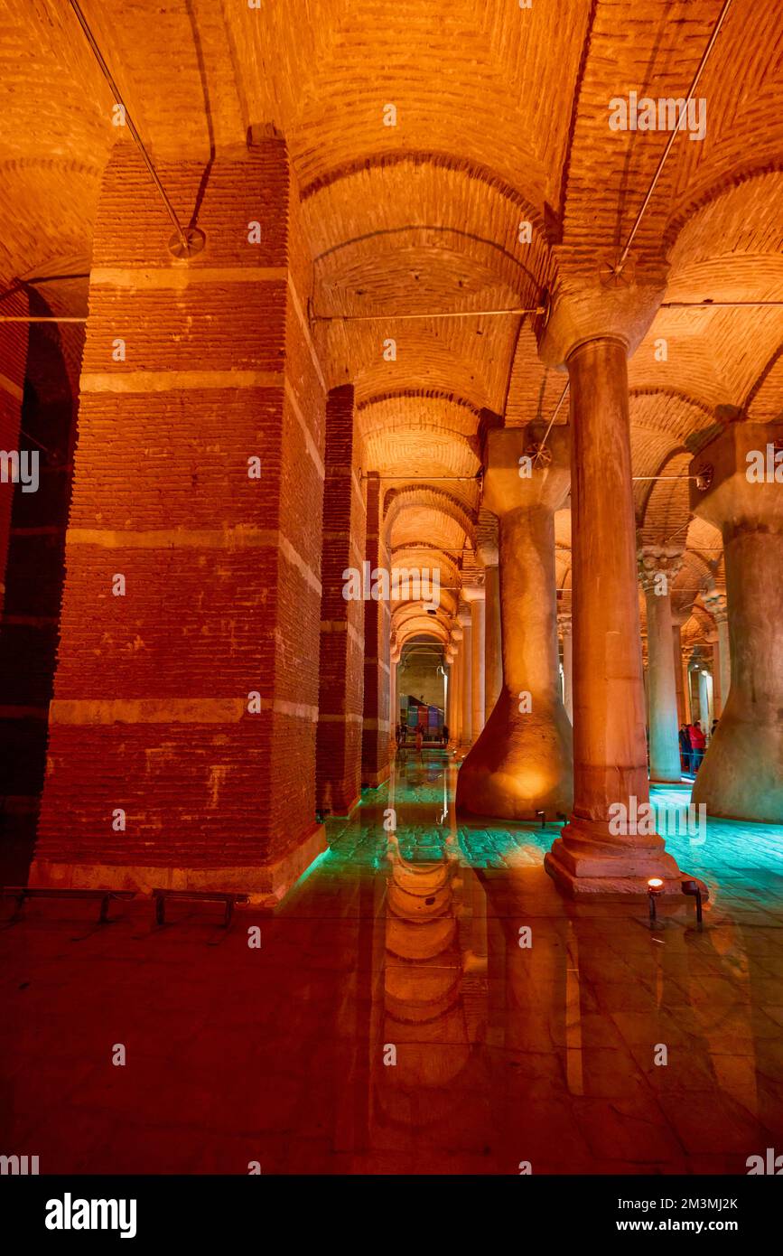 Istanbul Turkey November 29 2022. the Basilica Cisterns is the largest ...