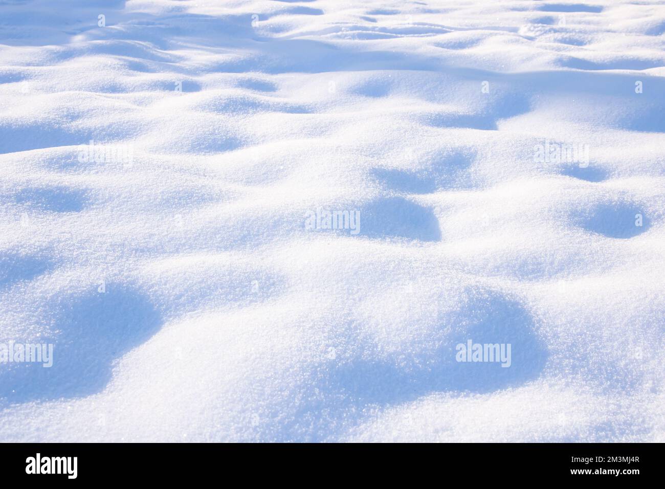 Clean snow surface in sunlight close up, background Stock Photo - Alamy