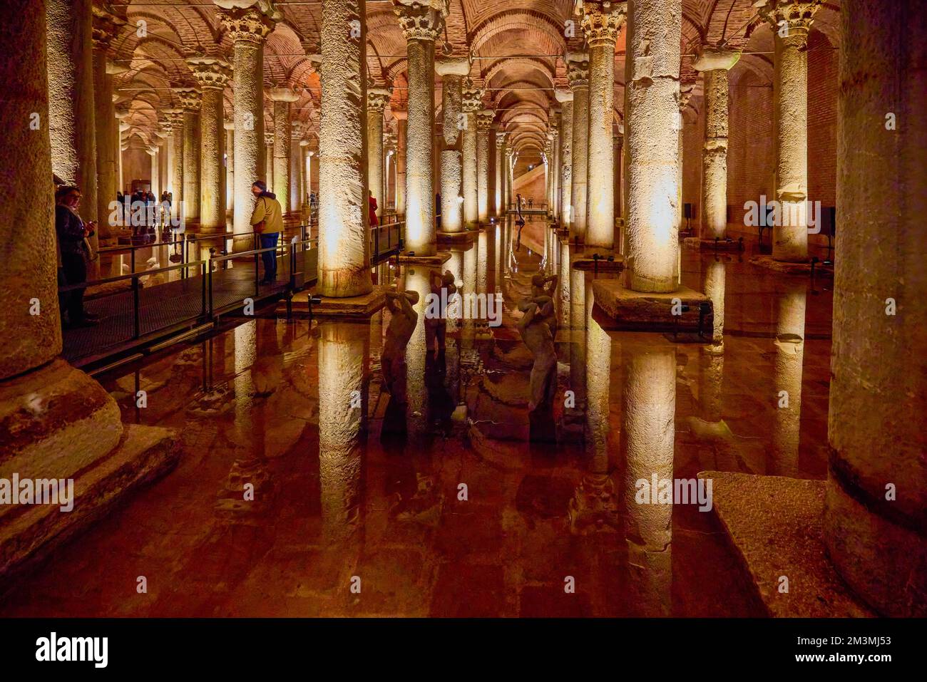 Istanbul Turkey November 29 2022. the Basilica Cisterns is the largest ...