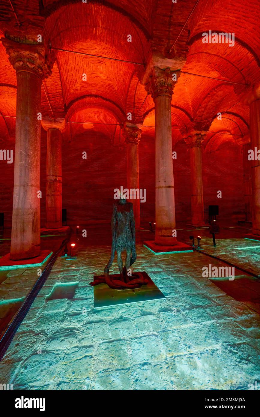 Istanbul Turkey November 29 2022. the Basilica Cisterns is the largest ...