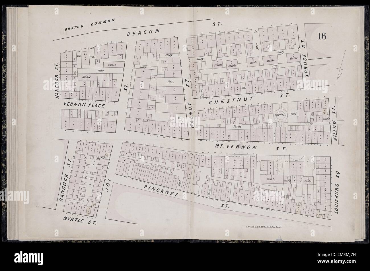 Plan of the city of Boston : plate 16 , Real property, Massachusetts ...