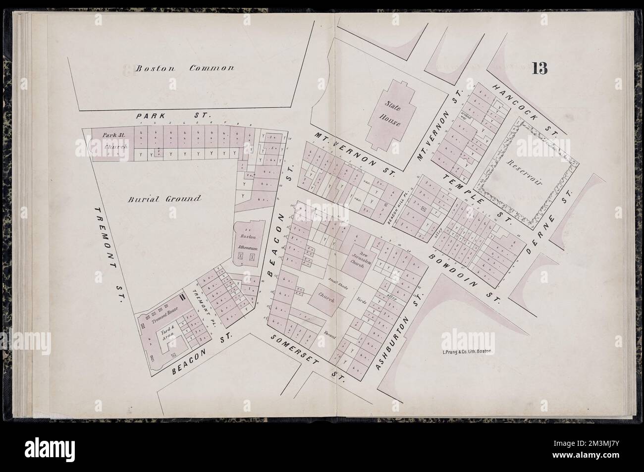 Plan of the city of Boston : plate 13 , Real property, Massachusetts ...